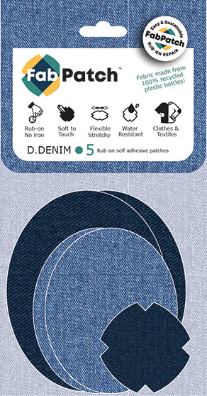 FabPatch: Astonishingly Durable Textile & Clothing Rub-On Repair Patch