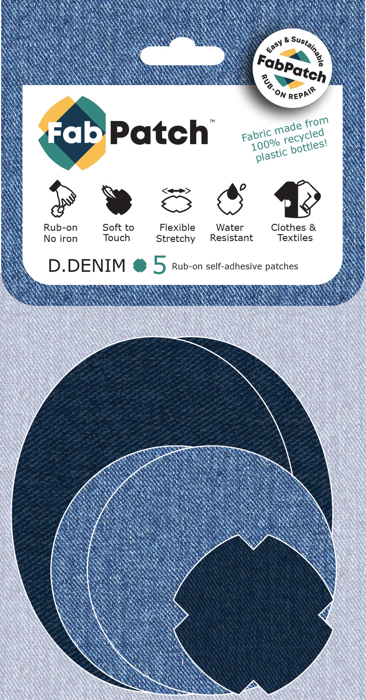 FabPatch: Astonishingly Durable Textile & Clothing Rub-On Repair Patch